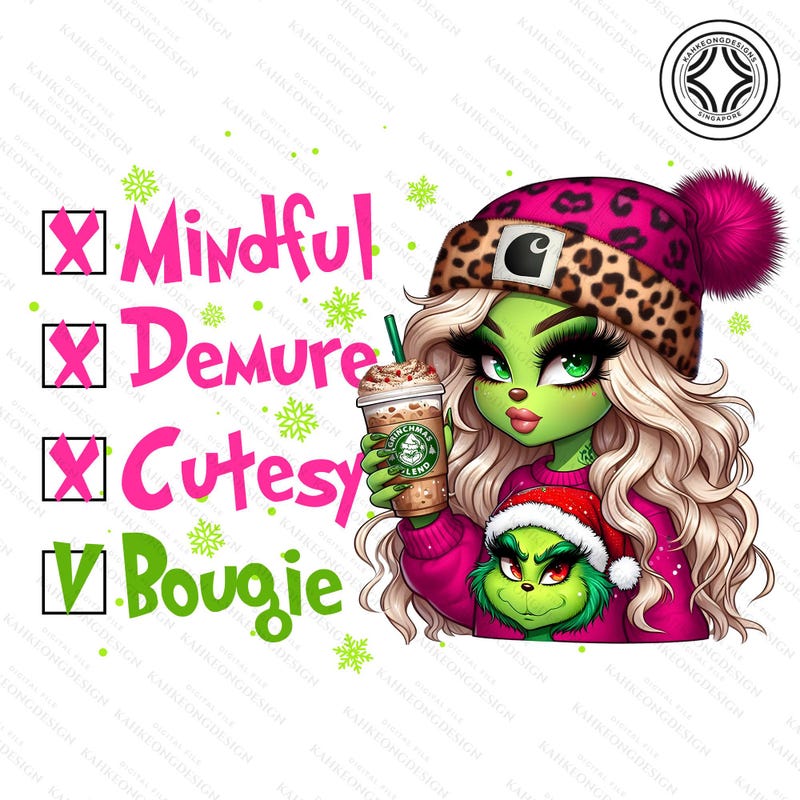 Grinch Demure Christmas - Etsy