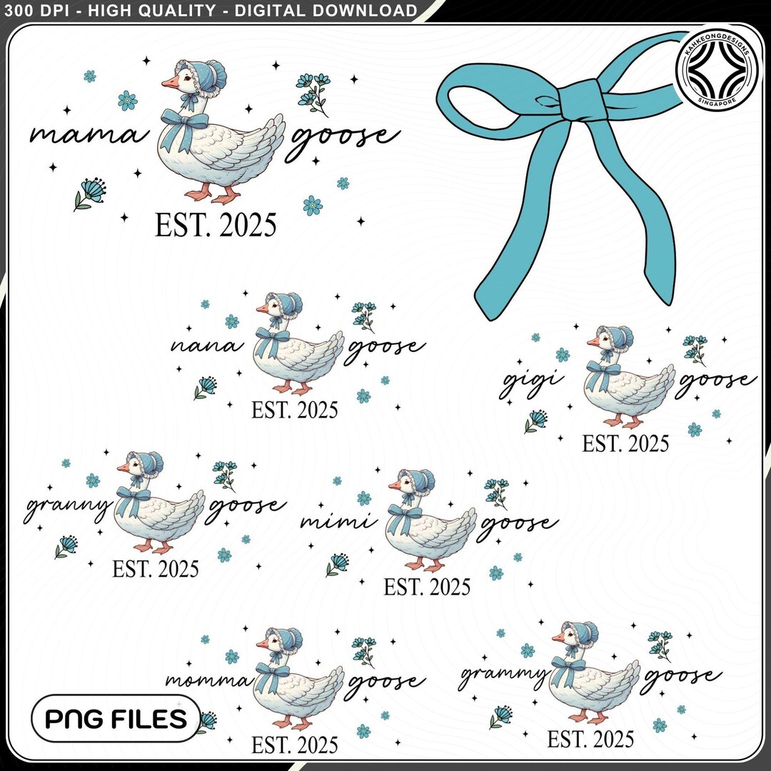 Custom Mama Mimi Nana Goose Png, Silly Goose Png, Vintage Mama Goose ...