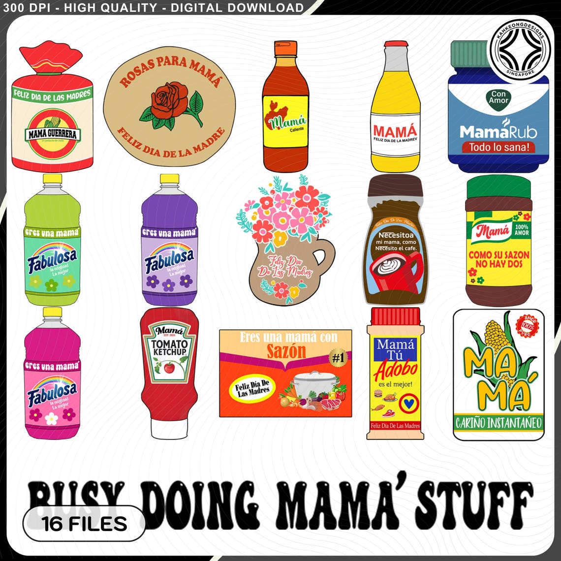 15+ Bundle Mama Topper Multipack Png, Retro Madre Png, Mama Png, Happy ...