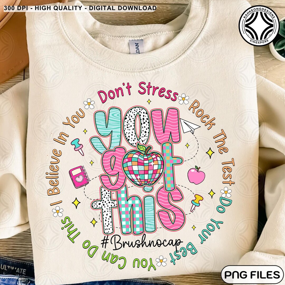 You Got This Bruh No Png, Rock the Test Png, State Testing Motivational ...