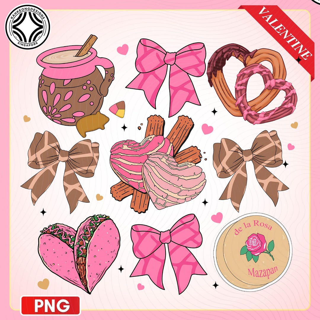 Valentine Concha Pan Dulce PNG, Funny Mexican Bread Lover PNG ...