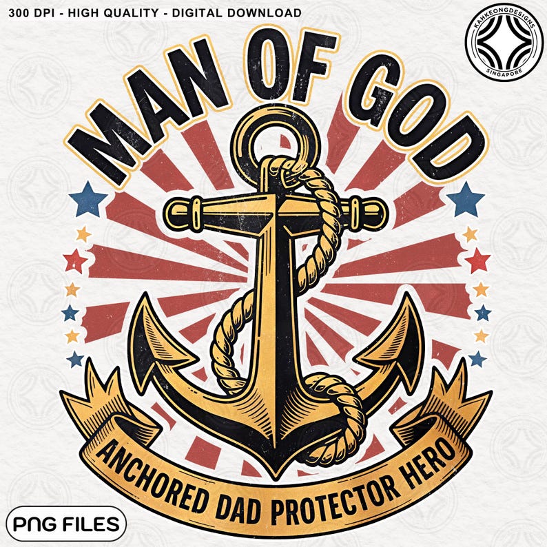 Retro Christian Dad Png, Man of God Png, Religious Png, Happy Father's ...