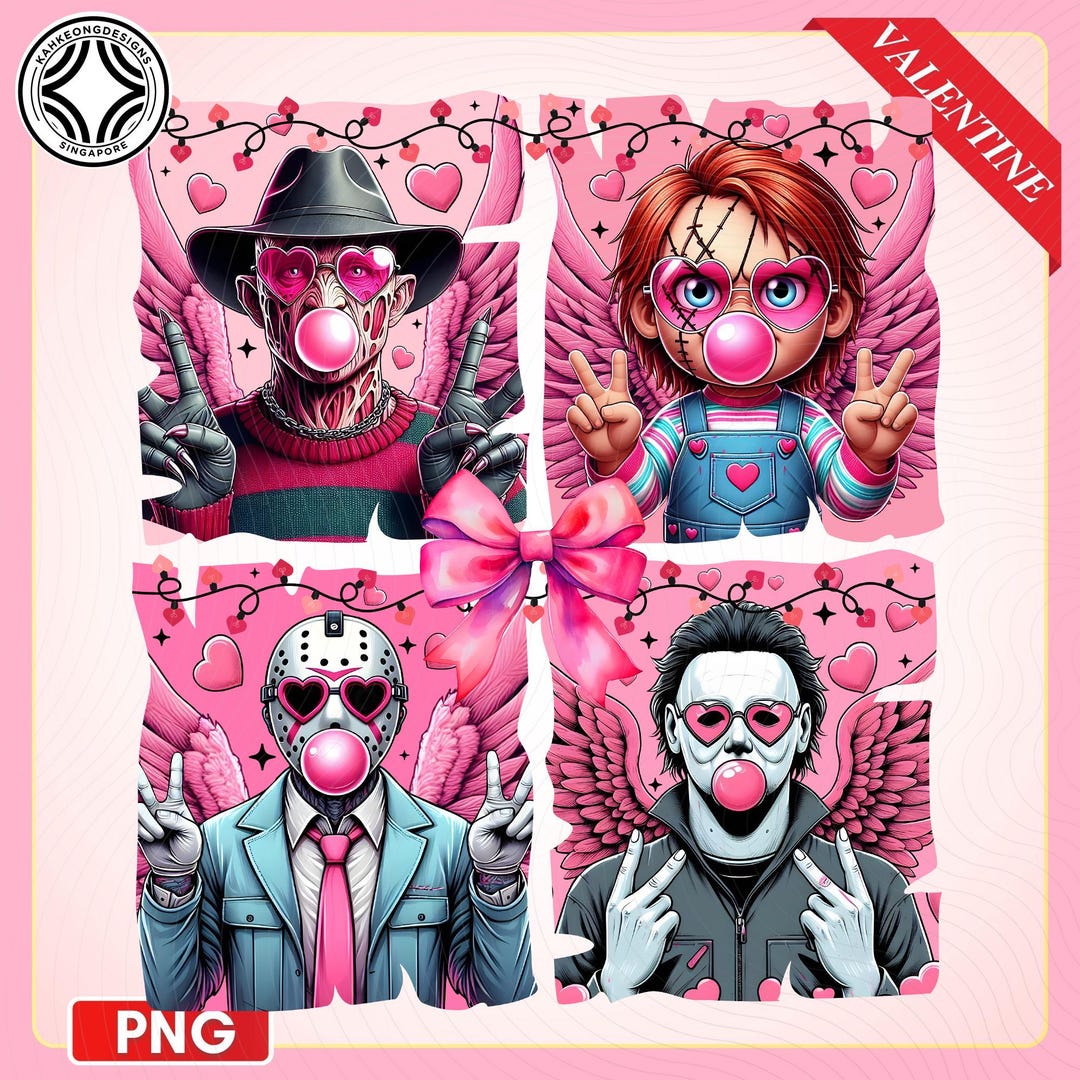 Horror Killer Valentine Png, Valentine Horror Png, Scary Movie ...