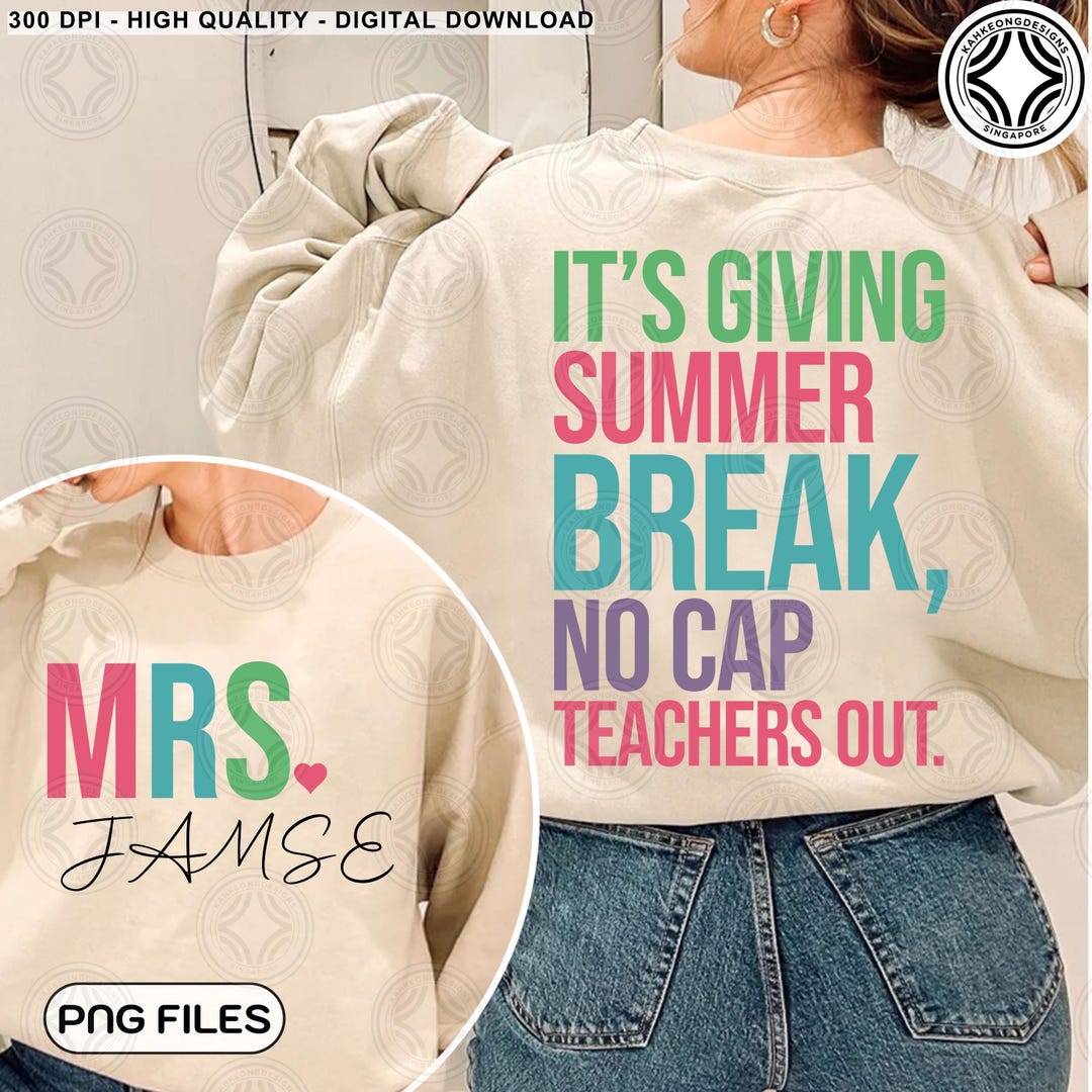 Matching Last Day of School Teacher PNG, Teacher Appreciation Png, End ...