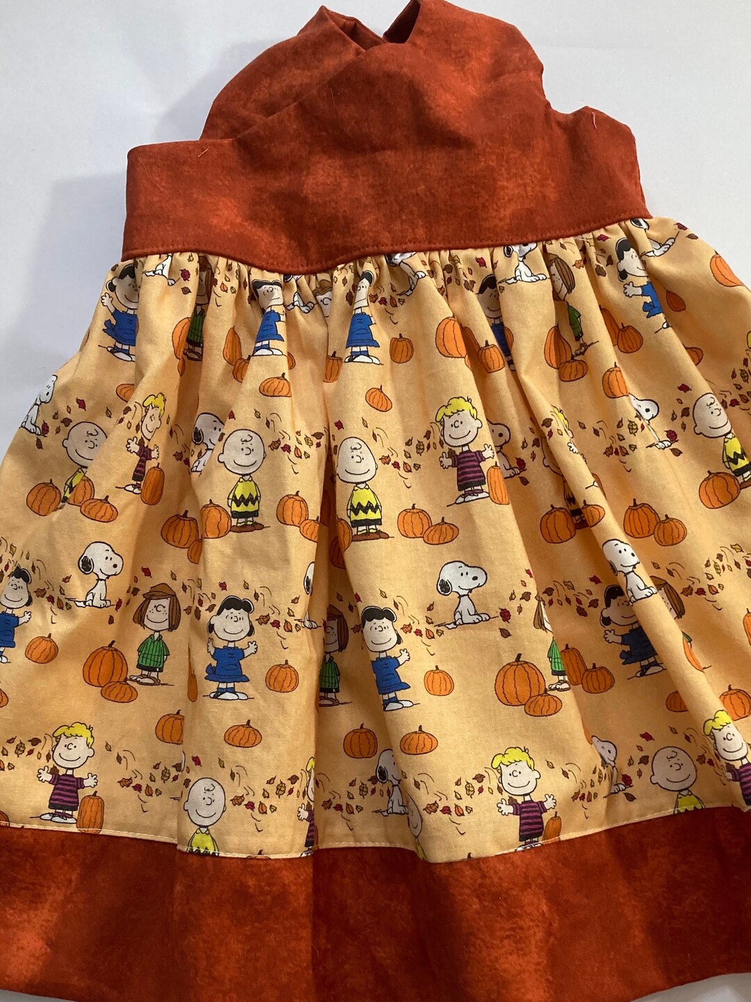 Thanksgiving Snoopy and Peanuts Dress, Handmade, Photos - Etsy