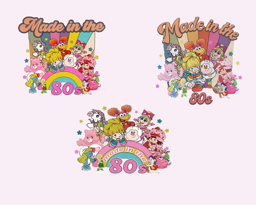 Cartoon Friends Png Bundle, Cartoon Characters Rainbow Png, Rainbow ...