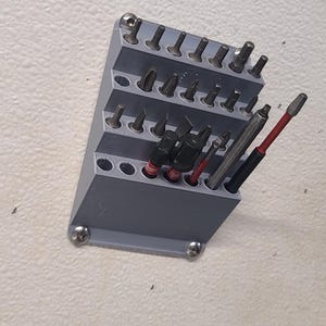 Drill Bit Organizer and Screwdriver Bit Holder - Etsy
