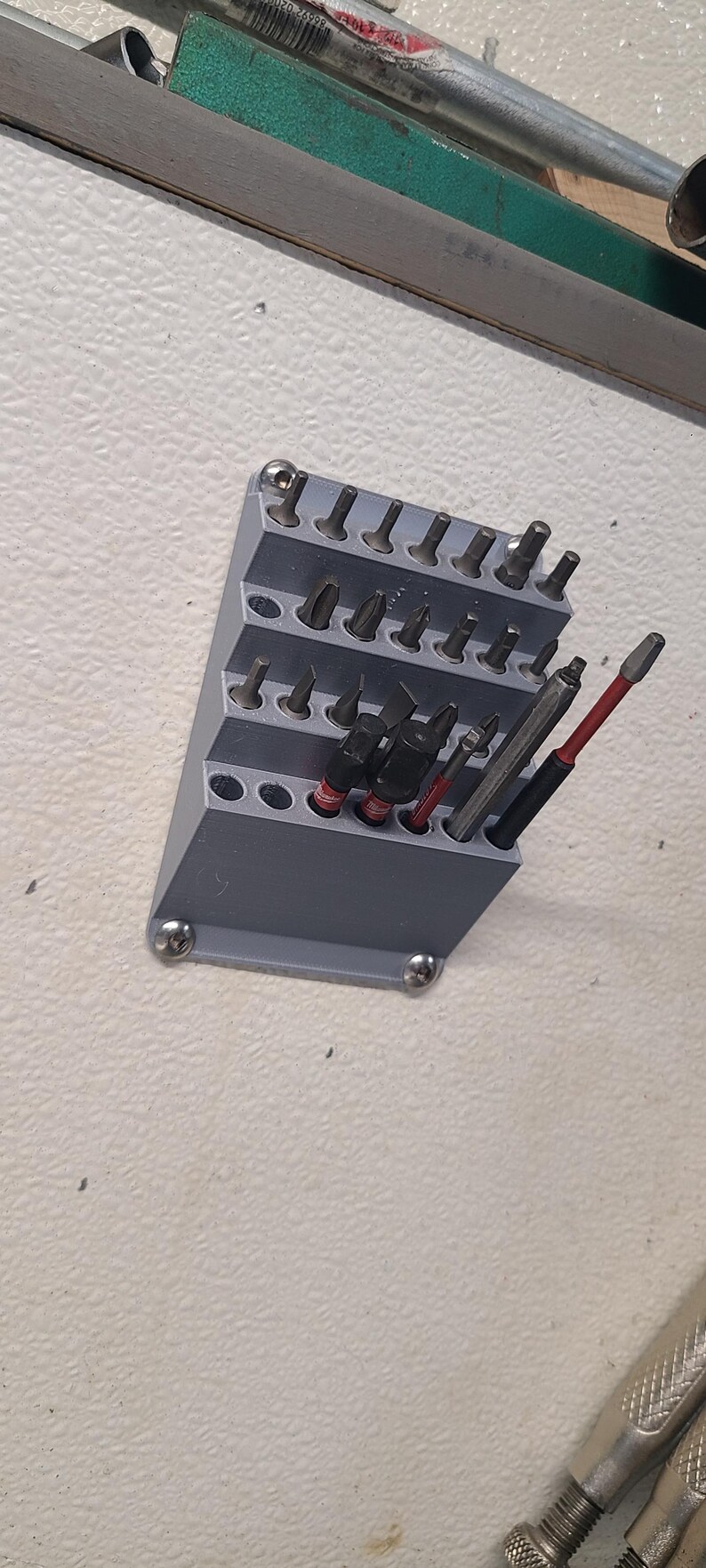 Drill Bit Organizer and Screwdriver Bit Holder - Etsy