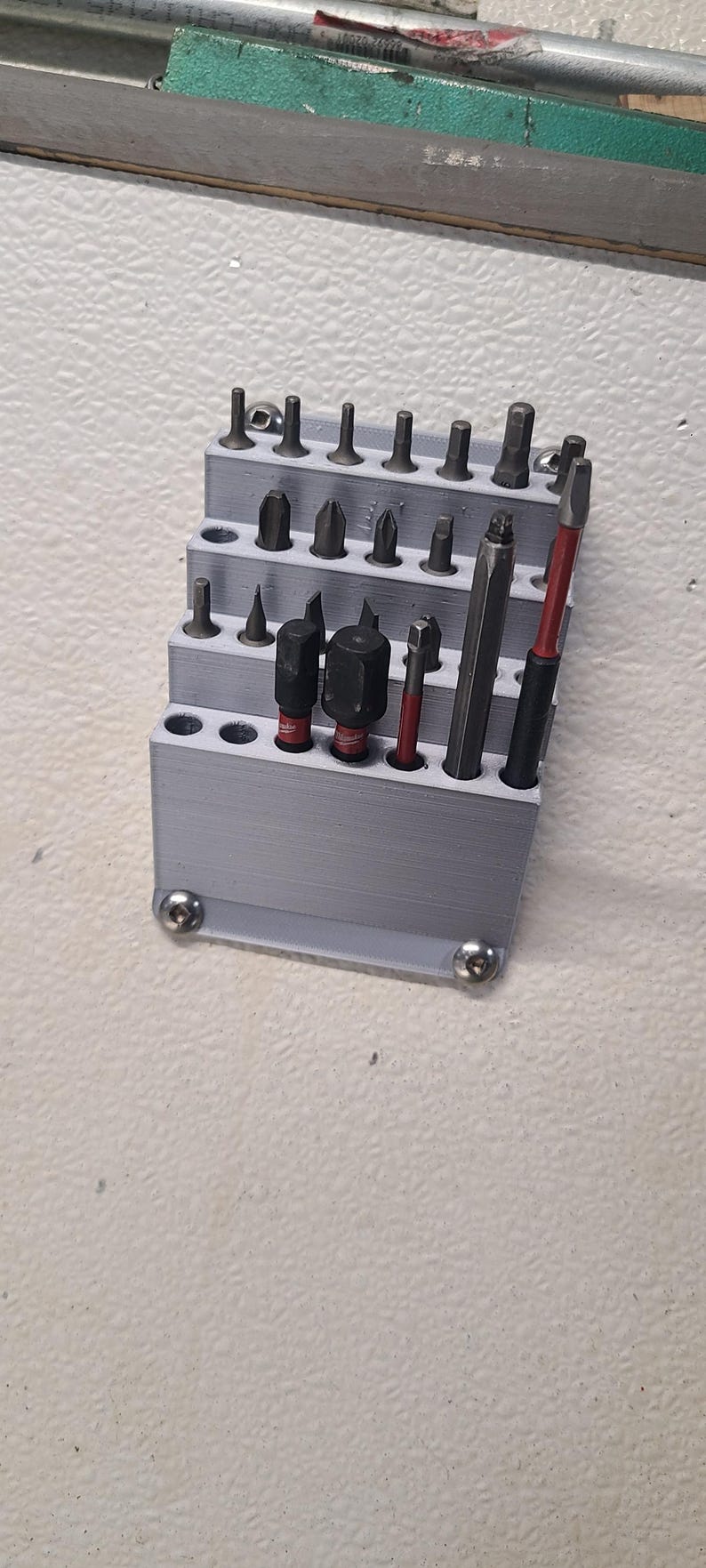 Drill Bit Organizer and Screwdriver Bit Holder - Etsy