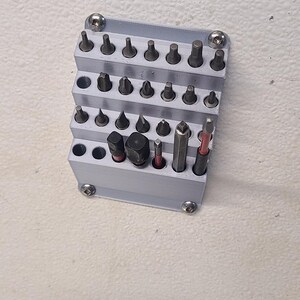 Drill Bit Organizer and Screwdriver Bit Holder - Etsy