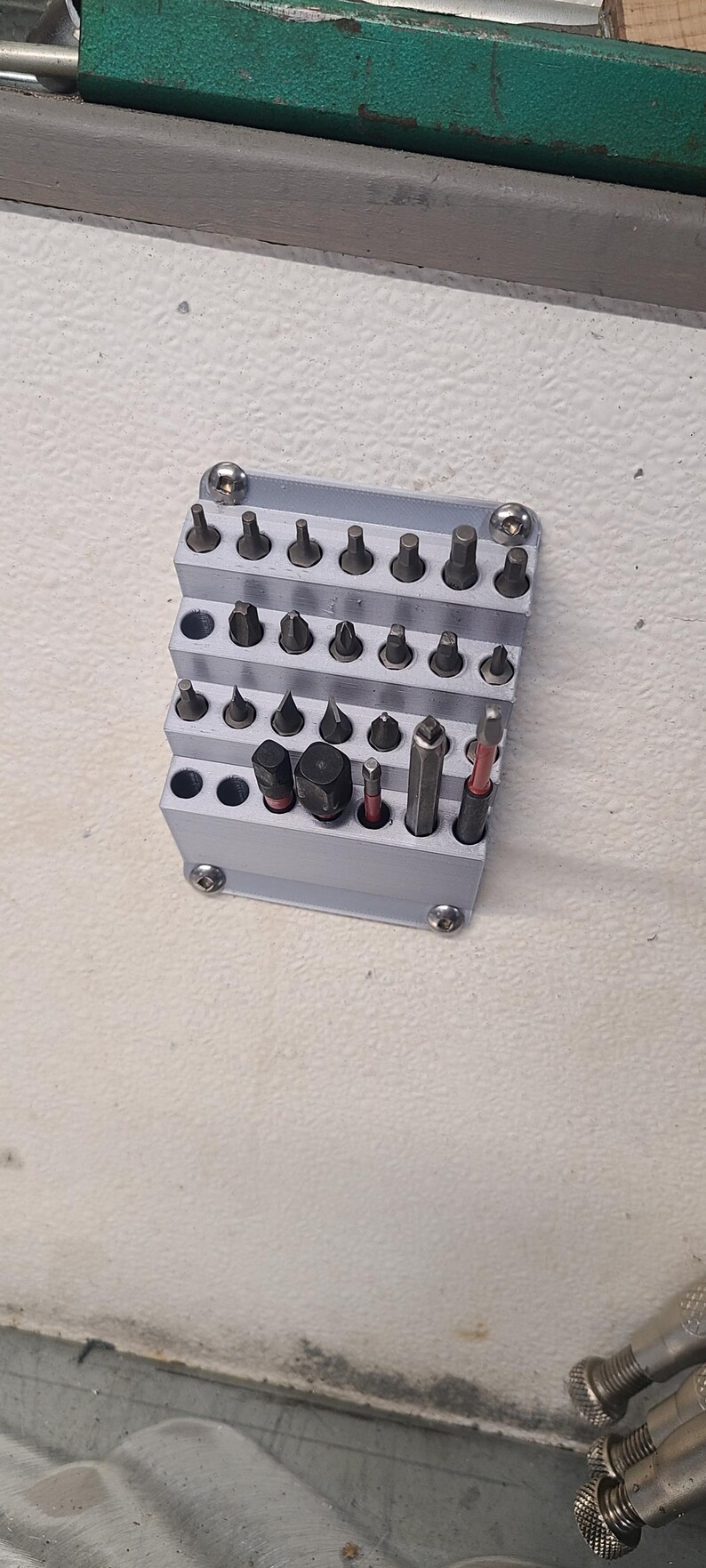 Drill Bit Organizer and Screwdriver Bit Holder - Etsy