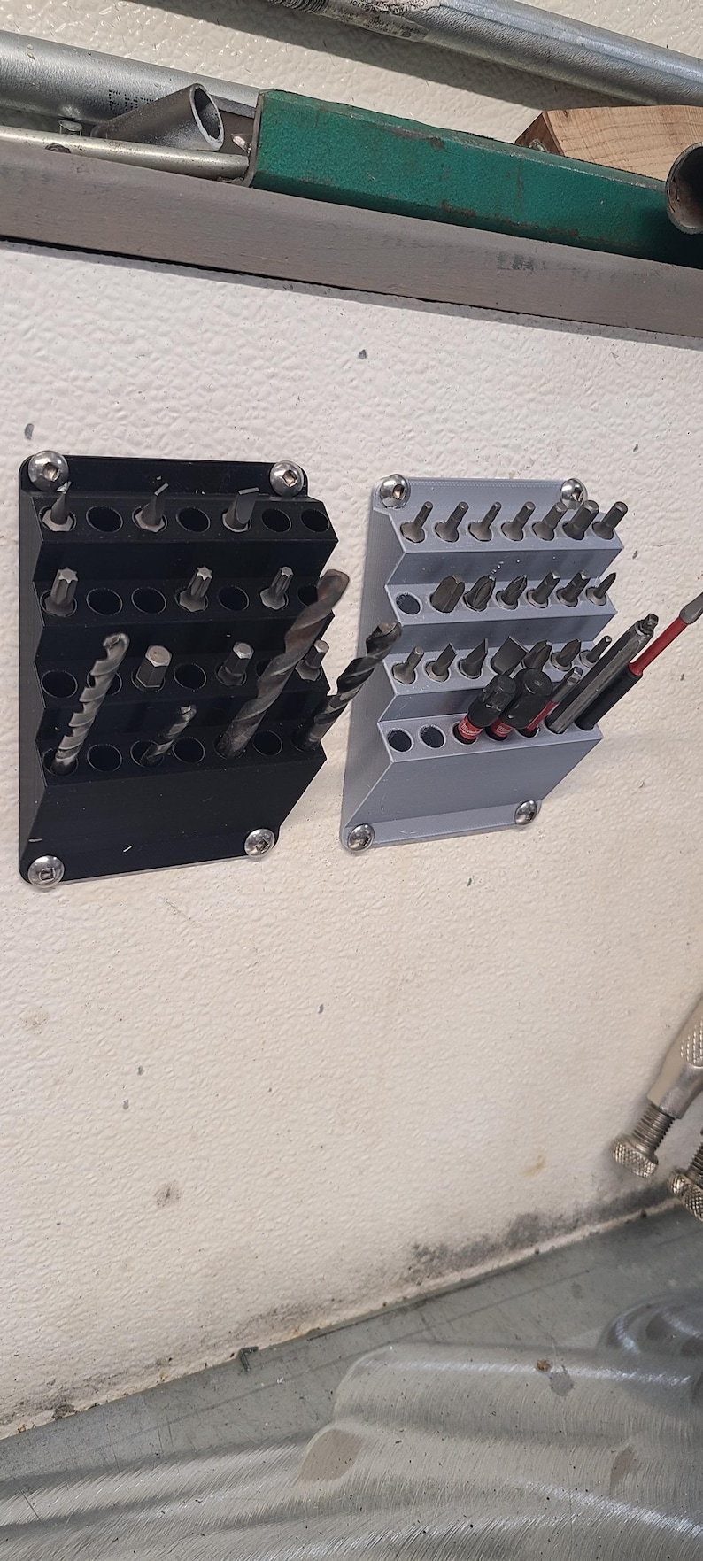 Drill Bit Organizer and Screwdriver Bit Holder - Etsy