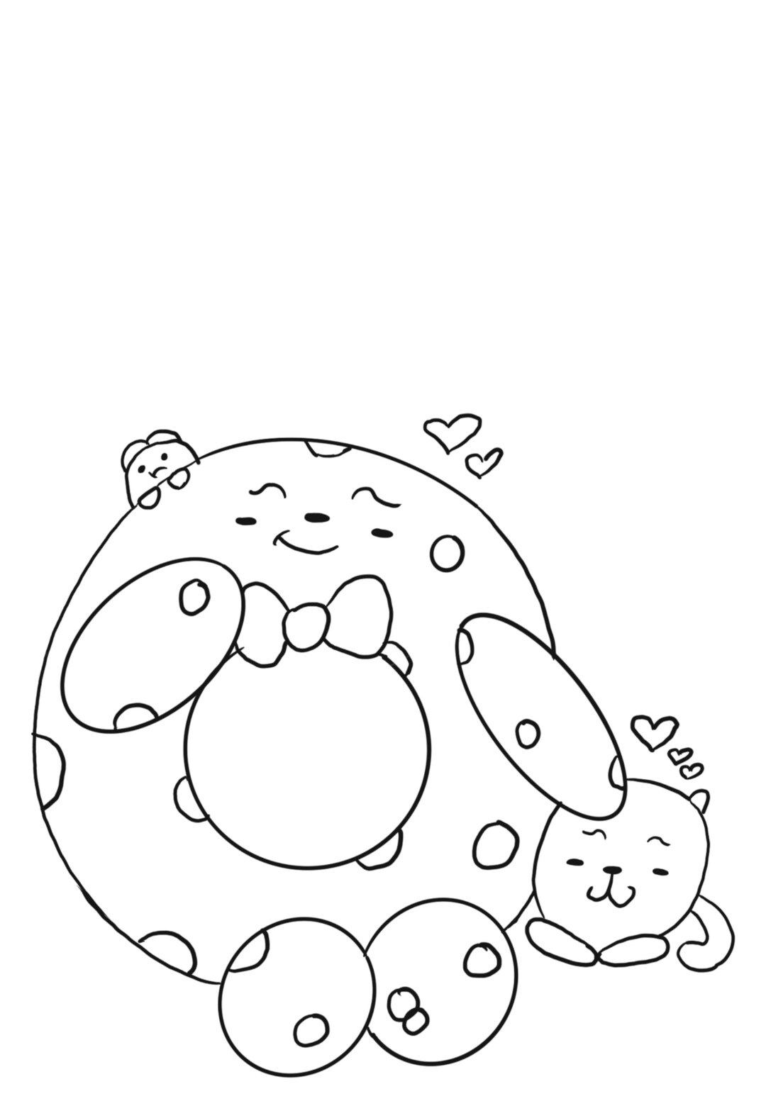 Doug & Googy — Coquette Story Coloring Page (8.5x11) - Etsy