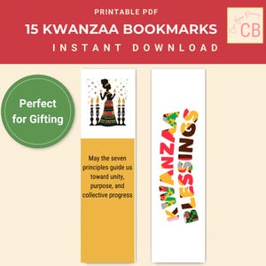 Printable Kwanzaa Bookmark DIY Bookmark Kwanzaa Cultural Celebration ...