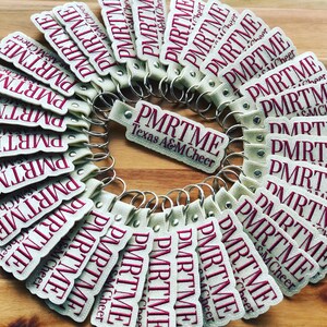 Name Keychain Embroidered Name Snap Tab Key Fob Personalized Keychain ...