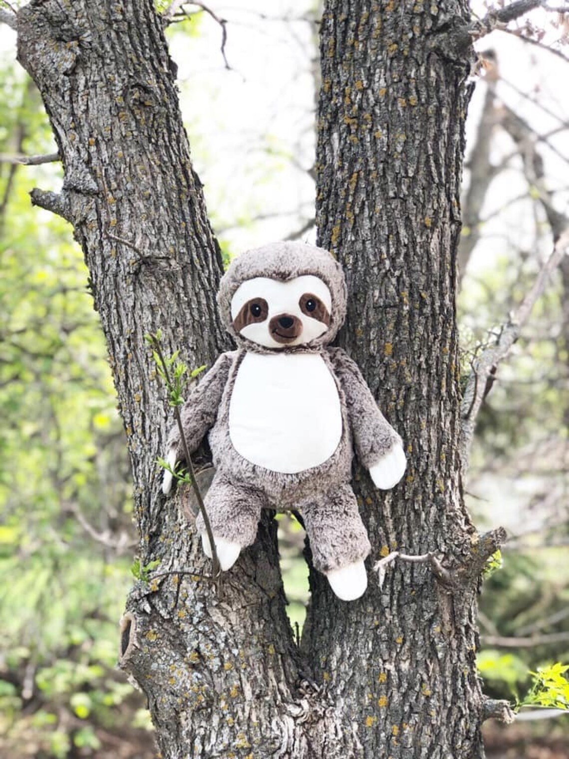 Personalized stuffed animal baby announcement birth | Etsy