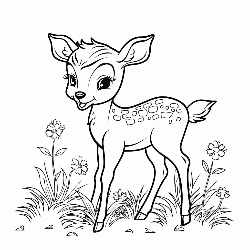 Fun Animals. Coloring Page for Kids. - Etsy