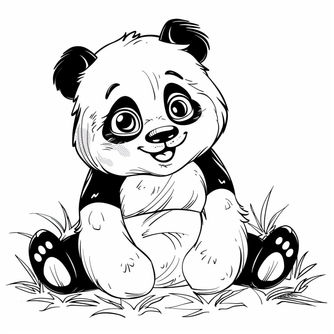 Fun Animals. Coloring Page for Kids. - Etsy