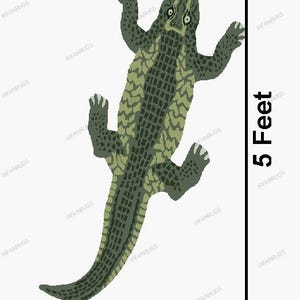 Crocodile Rug,animal Print Rug,100% Wool,handmade Tufted Rug for Living ...