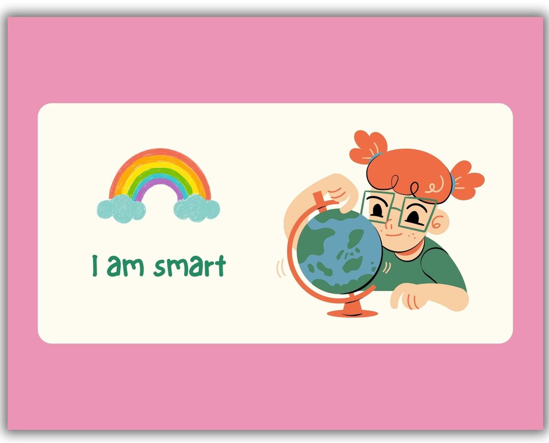 Positive Affirmation Flashcards - Etsy