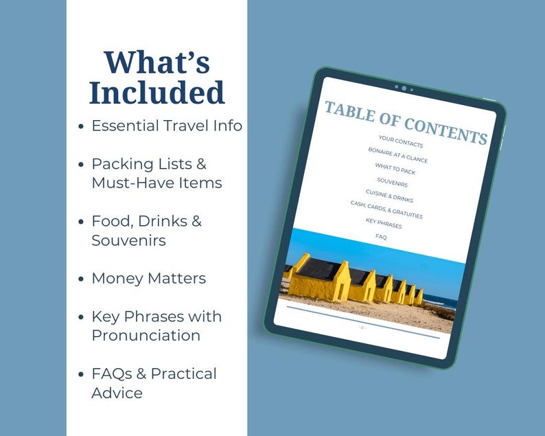 Bonaire Know Before You Go Guide | Brandable Done-for-you Client ...