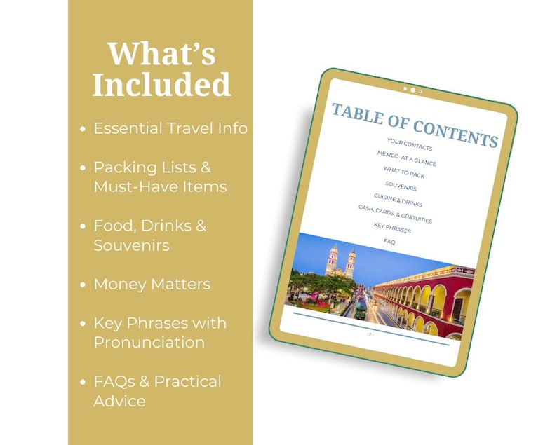 Mexico Know Before You Go Guide | Brandable Done-for-you Resource for ...