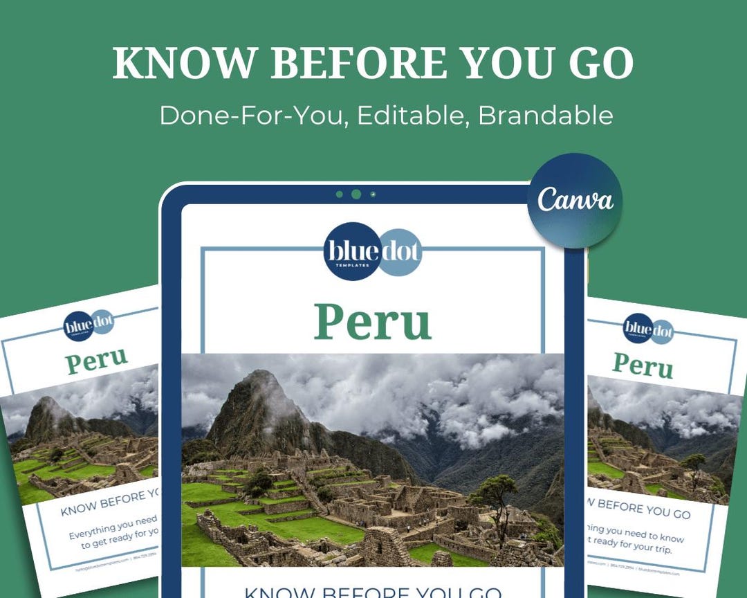 Peru Know Before You Go Guide: Done-for-you Professional Resource for ...