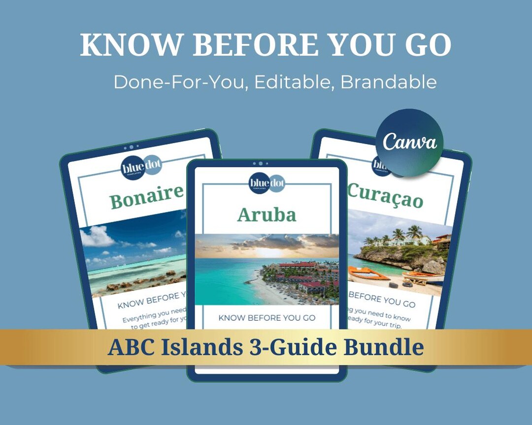ABC Islands BUNDLE Know Before You Go Guides: Done-for-you Professional ...