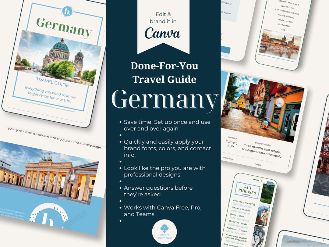 Germany Travel Guide White-label Done-for-you Resource for Travel ...
