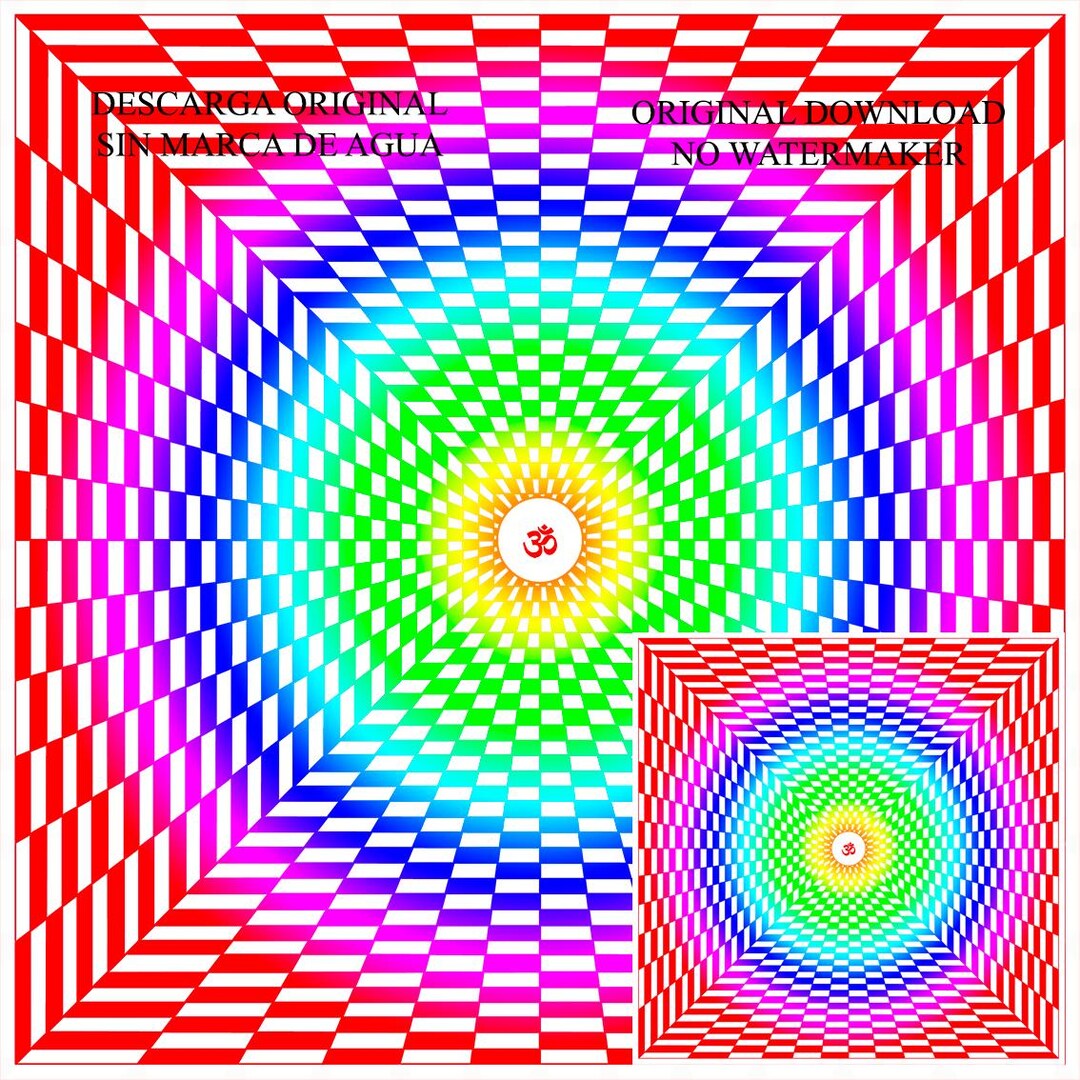 Energy Generator - Radiant Rainbow Square - Sacred Geometry / Energy ...