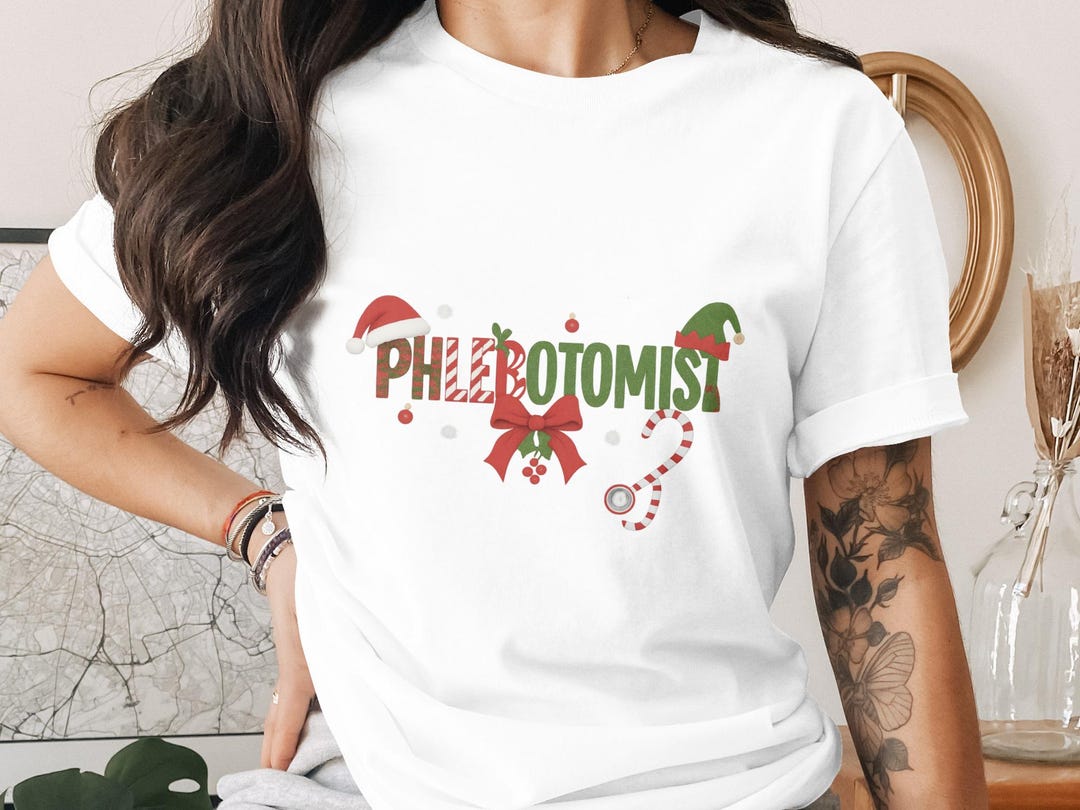 Christmas Phlebotomist Png, Cute Phlebotomist, Holiday Phlebotomist ...