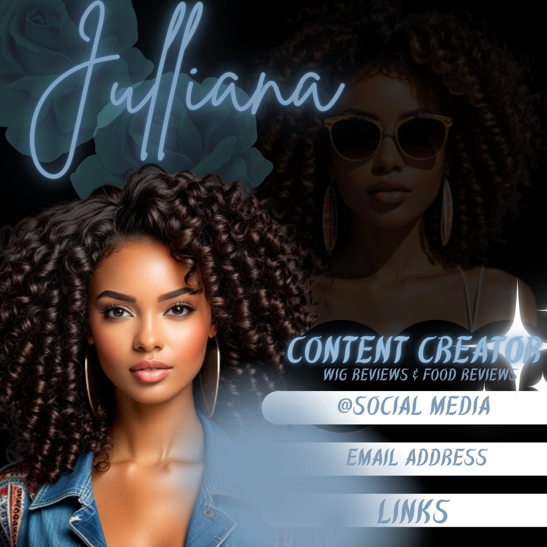 Content Creator Flyer Template - Etsy