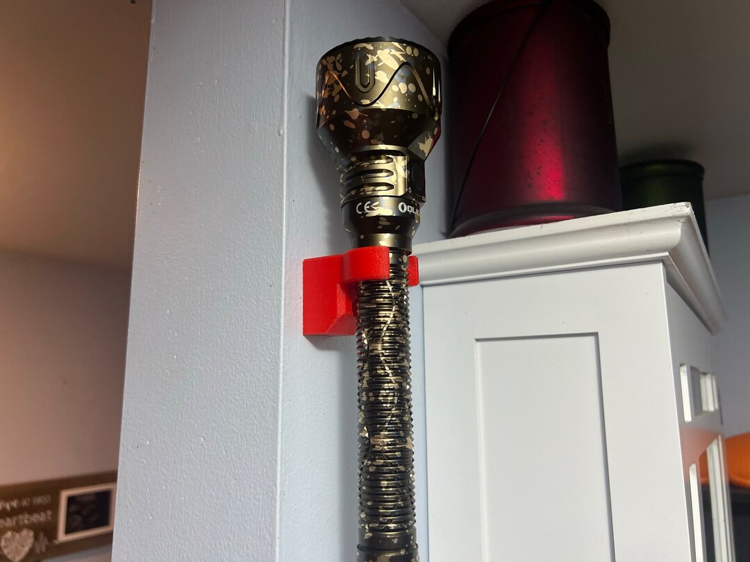 1 Inch Flashlight Wall Mount Holder - Etsy
