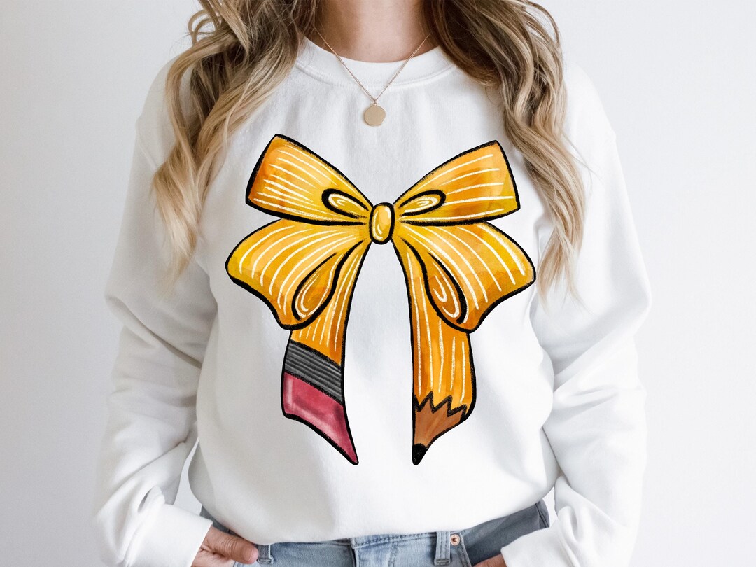 Back to School Yellow Coquette, Retro Teacher Png, Teacher Png, Dream ...