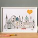 Seoul Skyline Art Print A3 Seoul Cityscape Seoul Gift - Etsy
