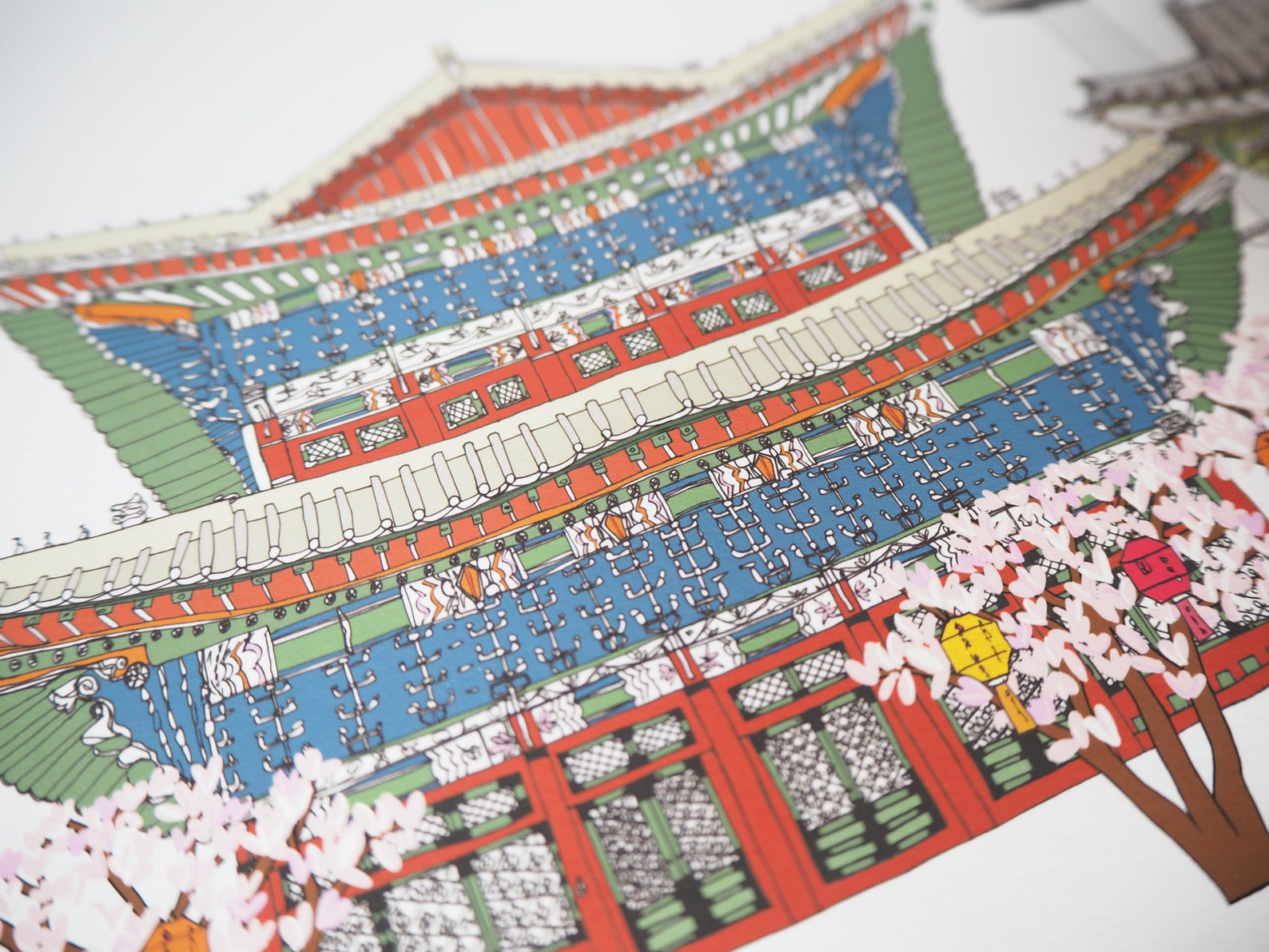 Seoul Skyline Print A4 - Seoul Landmarks South Korea - Etsy UK