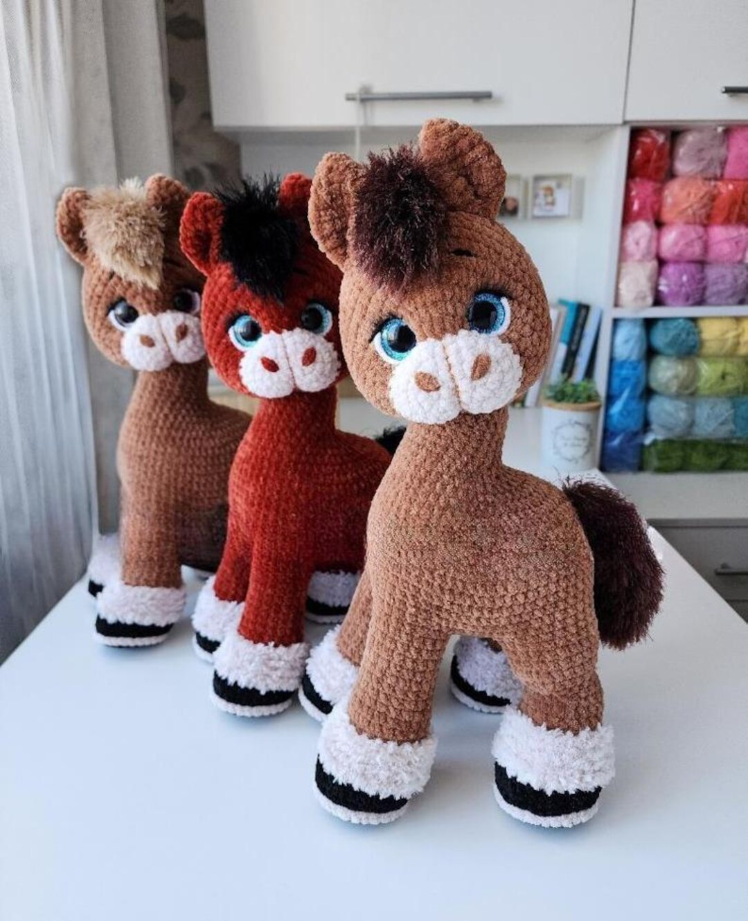 Colt Horse Crochet Pattern PDF - Crochet Animal Pattern, Easy Crochet ...