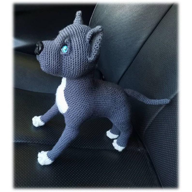 Pit Bull Crochet Pattern, Realistic Dog Amigurumi: Create Your Own Cute ...