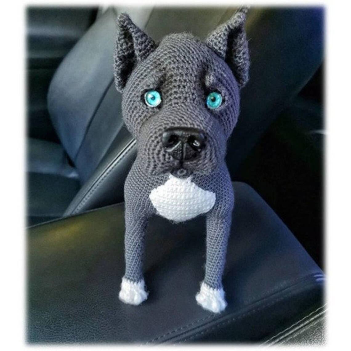 Pit Bull Crochet Pattern, Realistic Dog Amigurumi: Create Your Own Cute ...