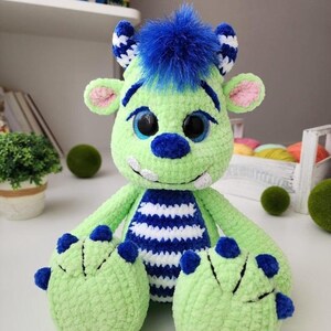 Monster Amigurumi Crochet Pattern, Cute Monster Crochet Pattern, Easy ...