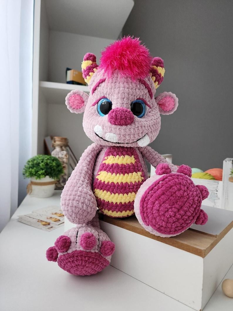 Monster Amigurumi Crochet Pattern, Cute Monster Crochet Pattern, Easy ...