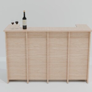 Stylish DIY Bar Counter, DIY Inside Bar Plan, Patio Bar Plans, Outdoor ...