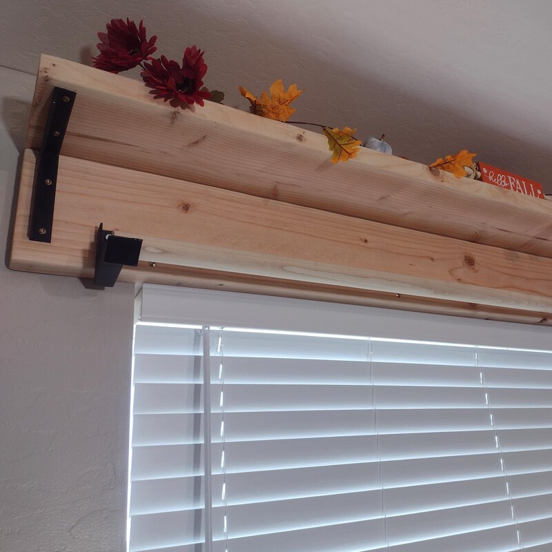 Shelf Curtain Rod - Etsy