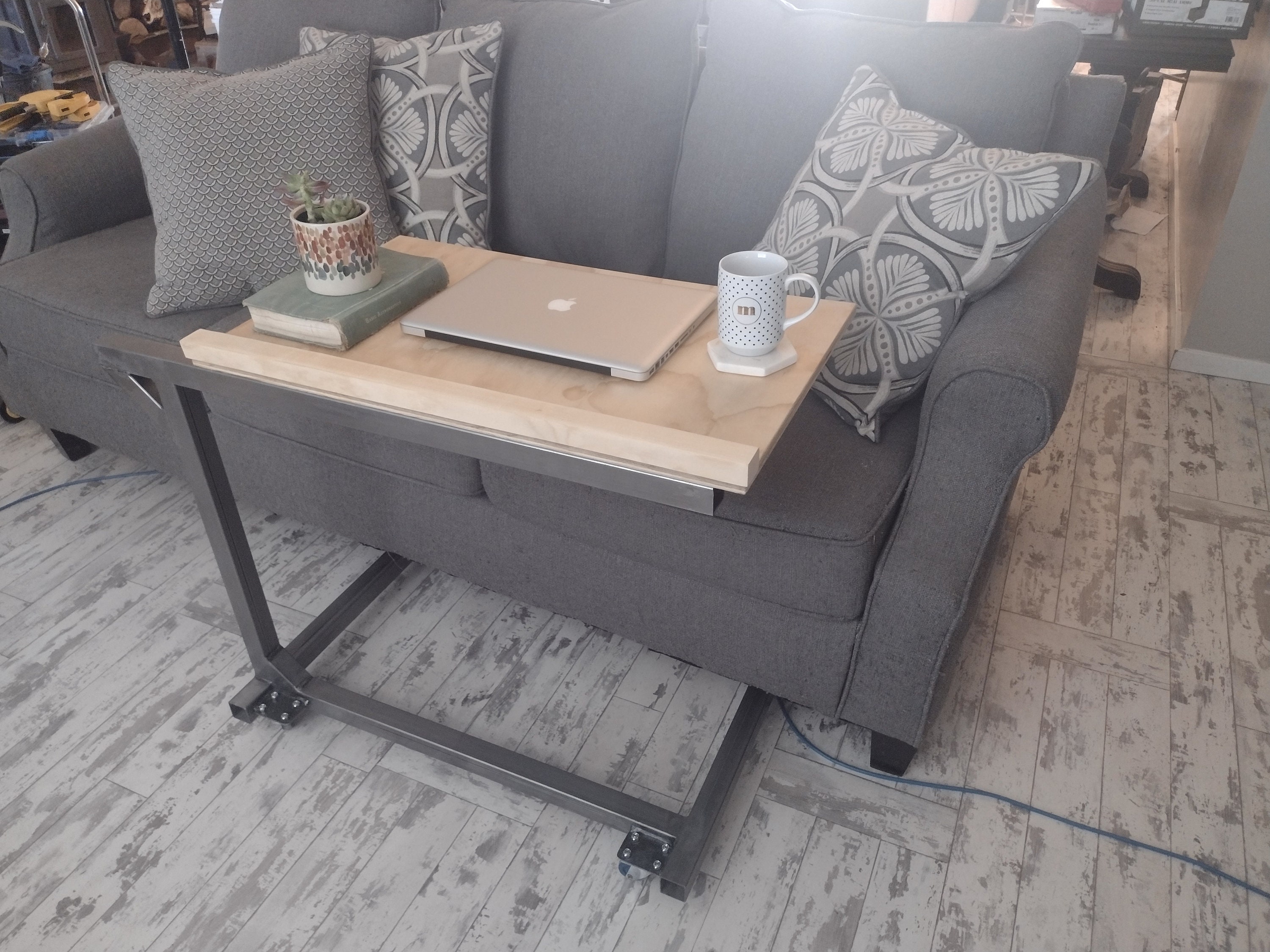 Handmade Portable Natural Couch Desk, TV Desk, TV Tray, Made in USA ...