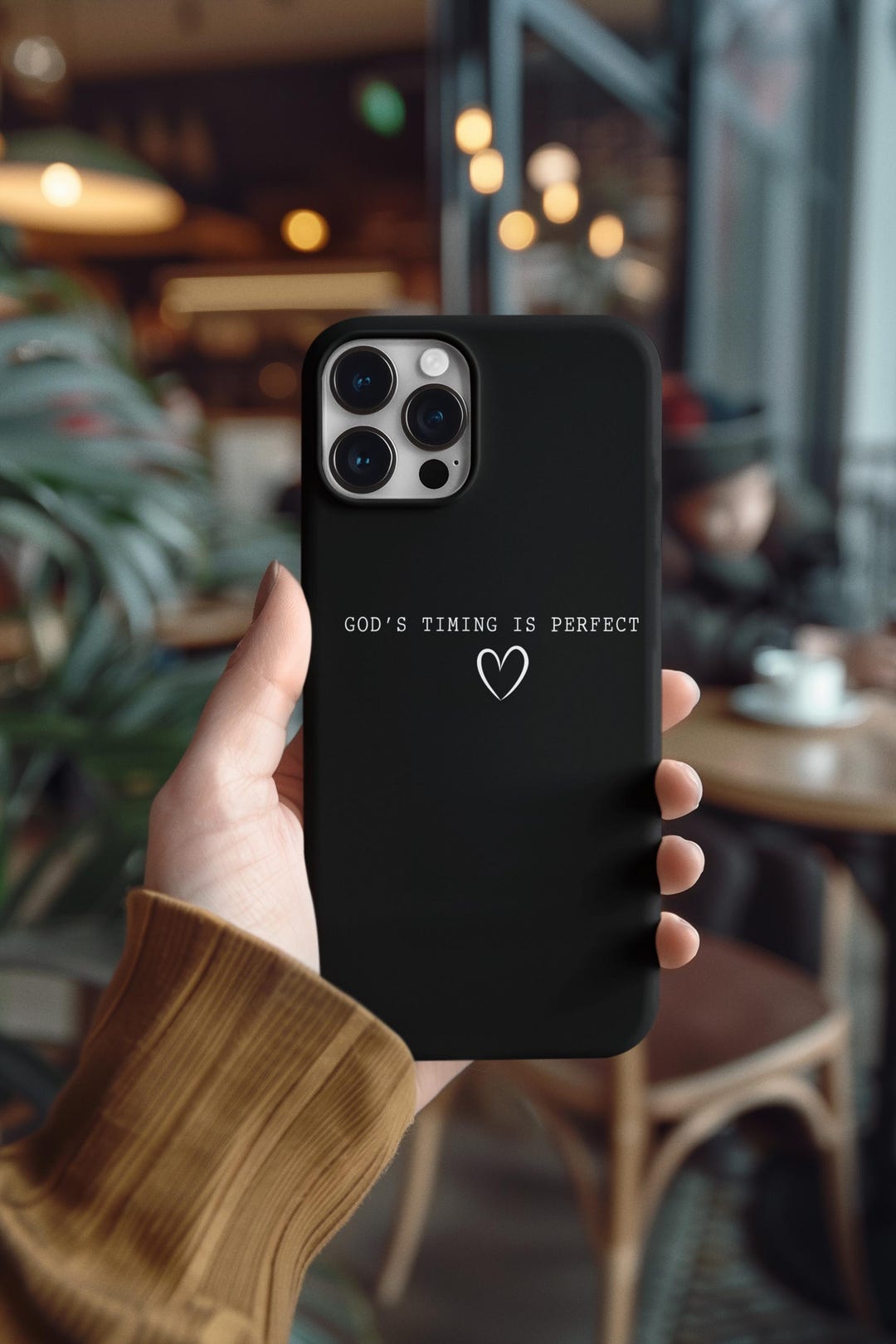 Gods Timing is Perfect Phone Case, Bible Verse Phone Case, Christian ...