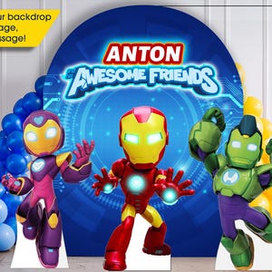 Spidey and His Amazing Friends Party Props & Backdrop – High-quality ...