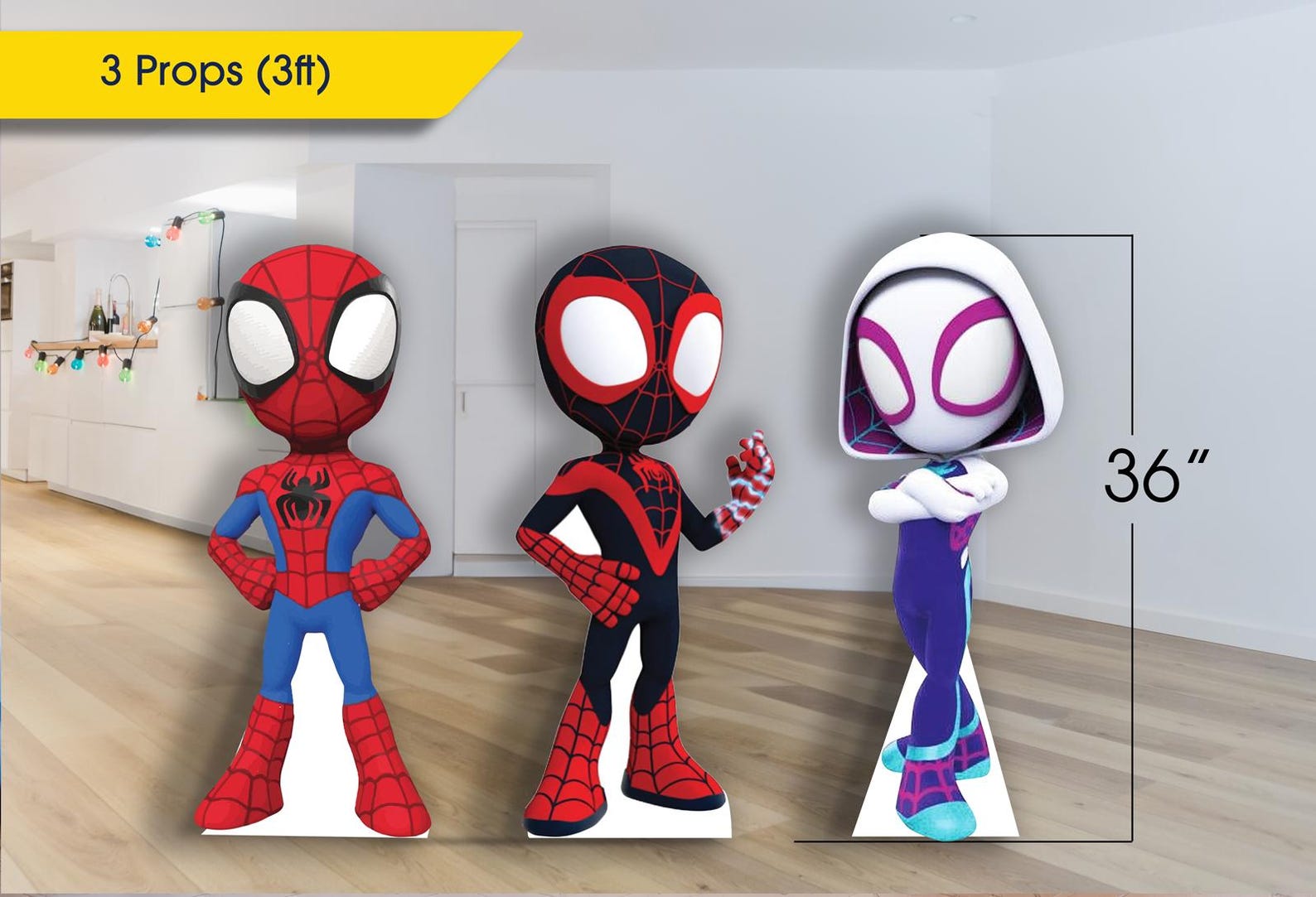 Spidey and His Amazing Friends Party Props & Backdrop – High-quality ...
