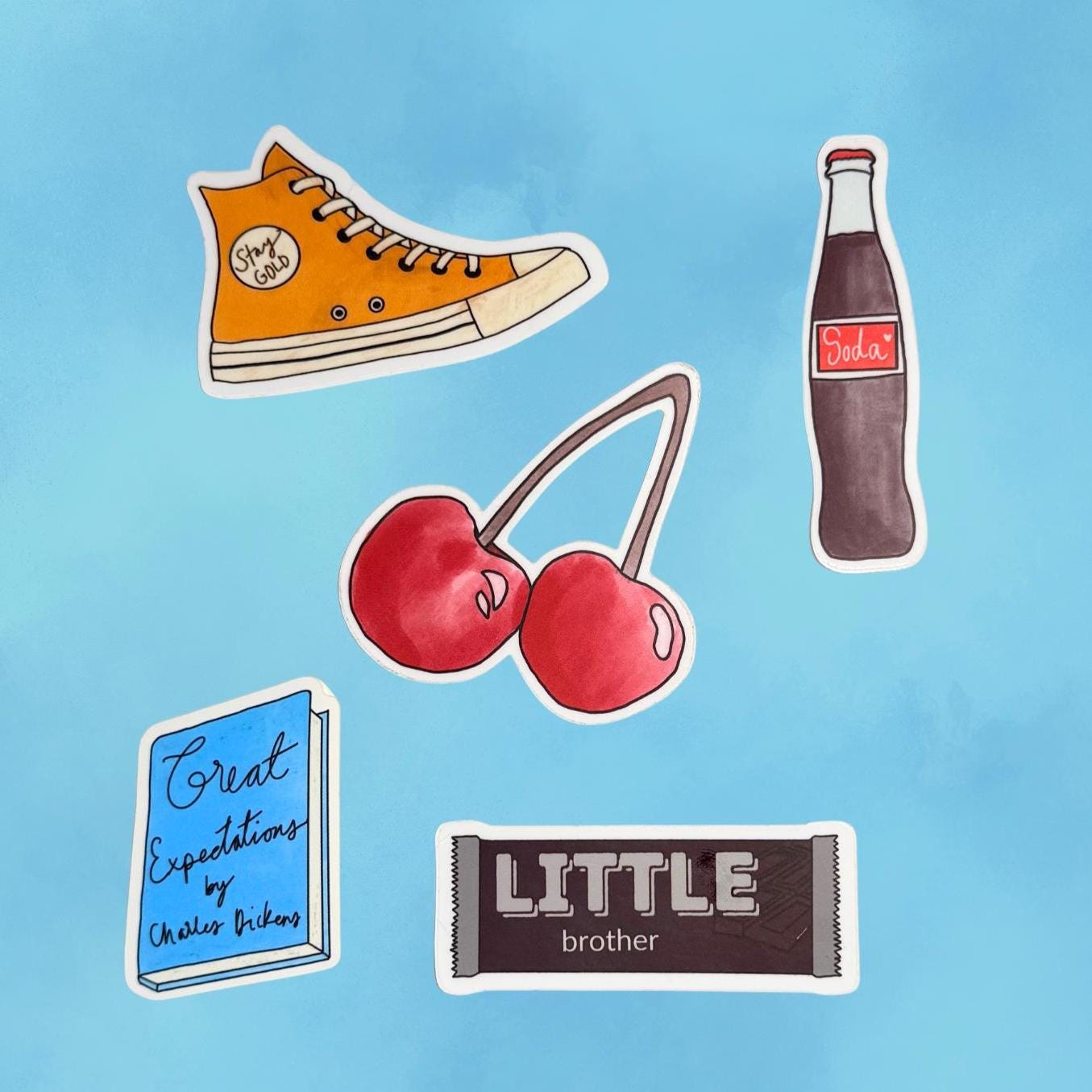 The Outsiders Broadway Musical Vinyl Sticker Pack Includes Five Theatre ...