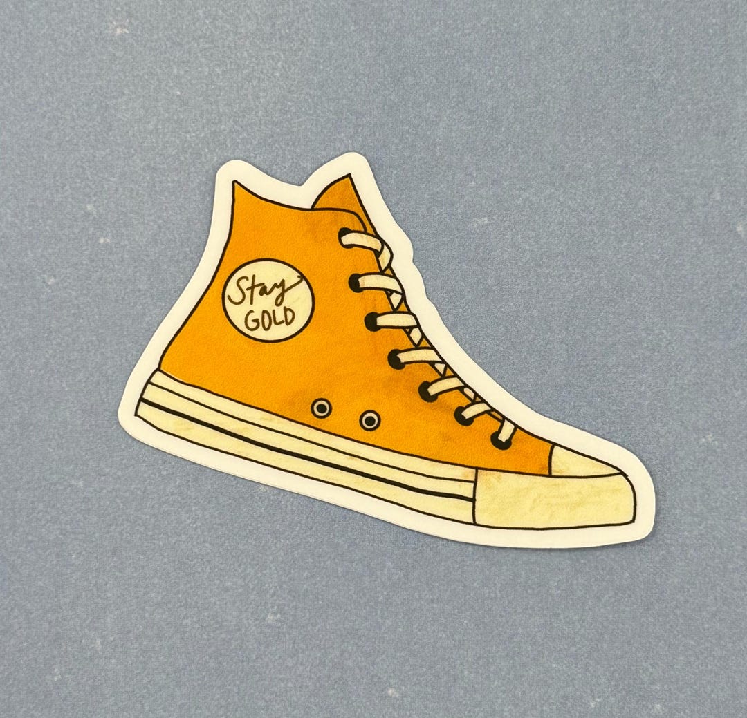 The Outsiders Broadway Musical Johnny Shoe Vinyl Sticker Waterproof ...