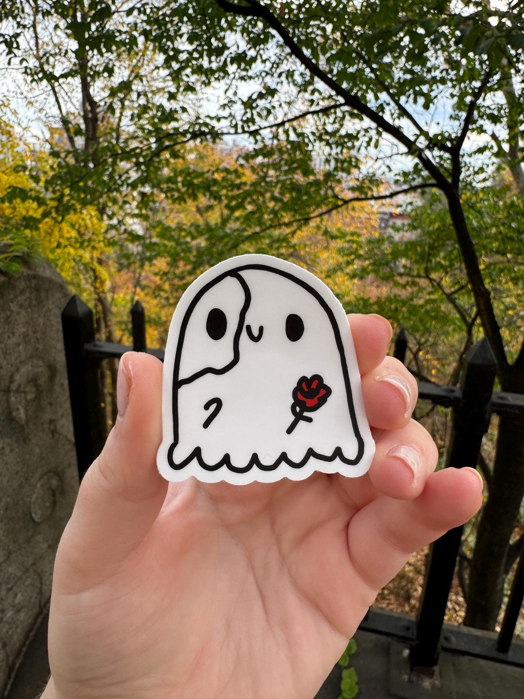 Mini Phantom Ghost Vinyl Sticker Waterproof Musical Theater Opera Cute ...